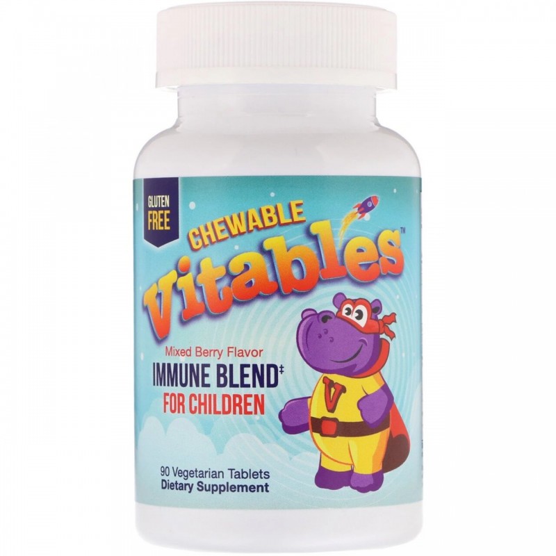 Vitables, Immune Blend (90 таб.), детские витамины, для иммунитета купить в Украине|biokladovka.com